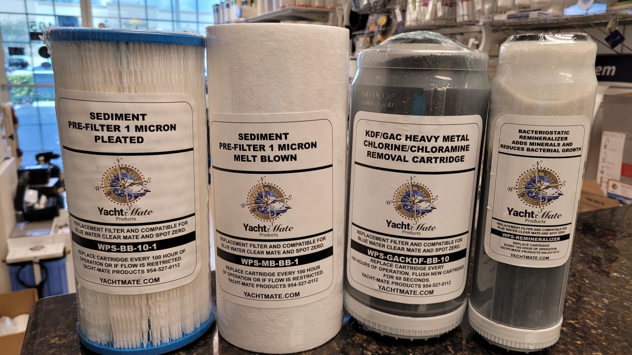 FRESHWATER RO SYSTEM REPLACEMENT FILTER SET - Yachtmate Products